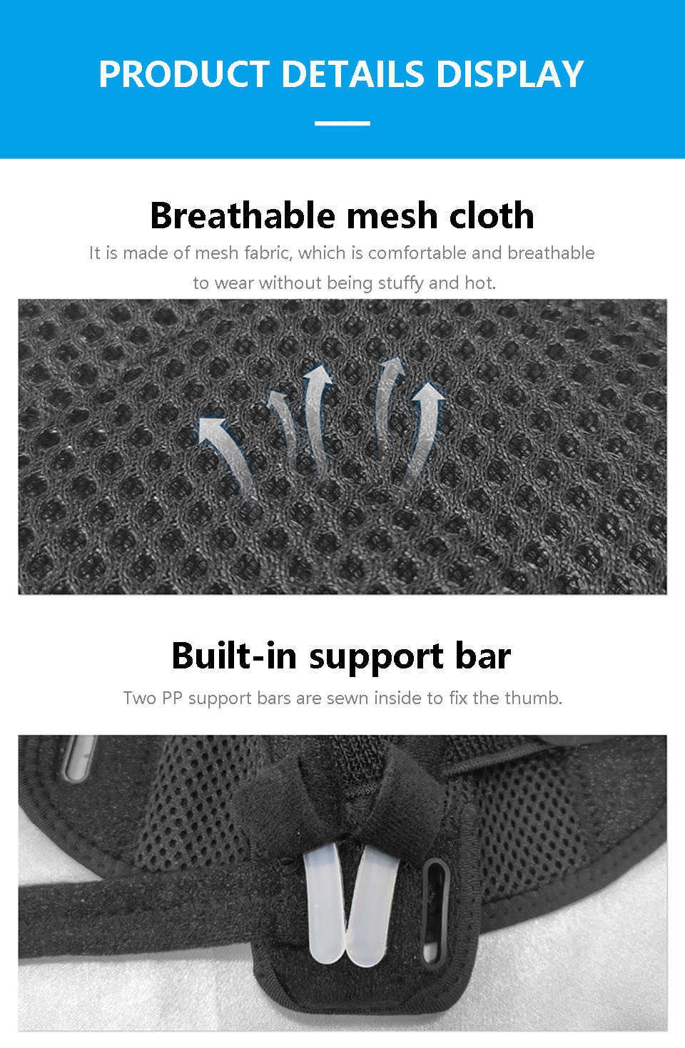 Thumb Brace Wrist Support Carpal Tunnel Thumb Stabilizer Men - Temu