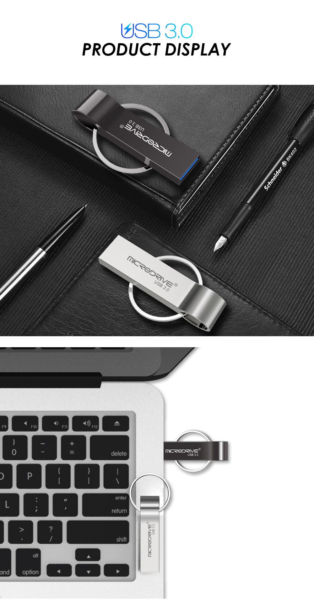 Microdrive Brand Usb3.0 Flash Drive Super Mini 64gb Pendrive - Temu