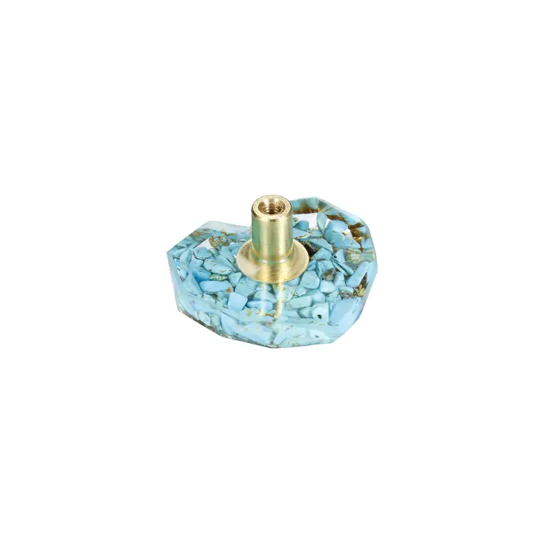 Chakra Drawer Knobs With Screws Fossil Resin Crystal Stone Temu