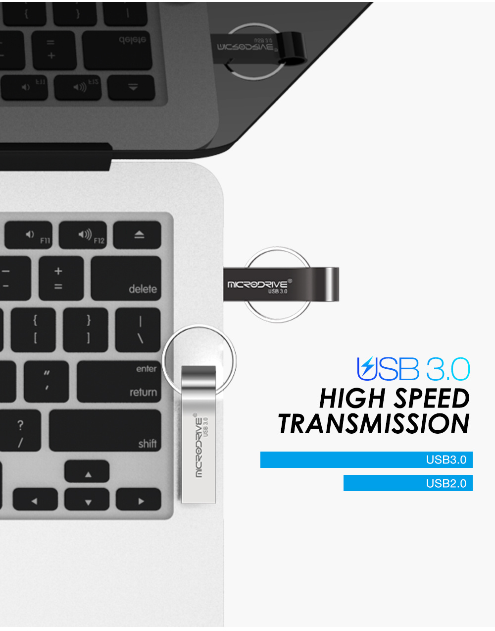 Microdrive Brand Usb3.0 Flash Drive Super Mini 64gb Pendrive - Temu