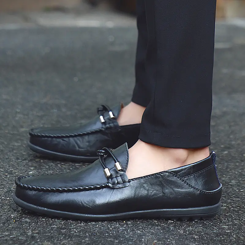 Mens Loafer Shoes Casual Stitching Detail Lightweight Slip On Flat ... Mens Loafer Shoes Casual Stitching Detail Lightweight Slip On Flat ...