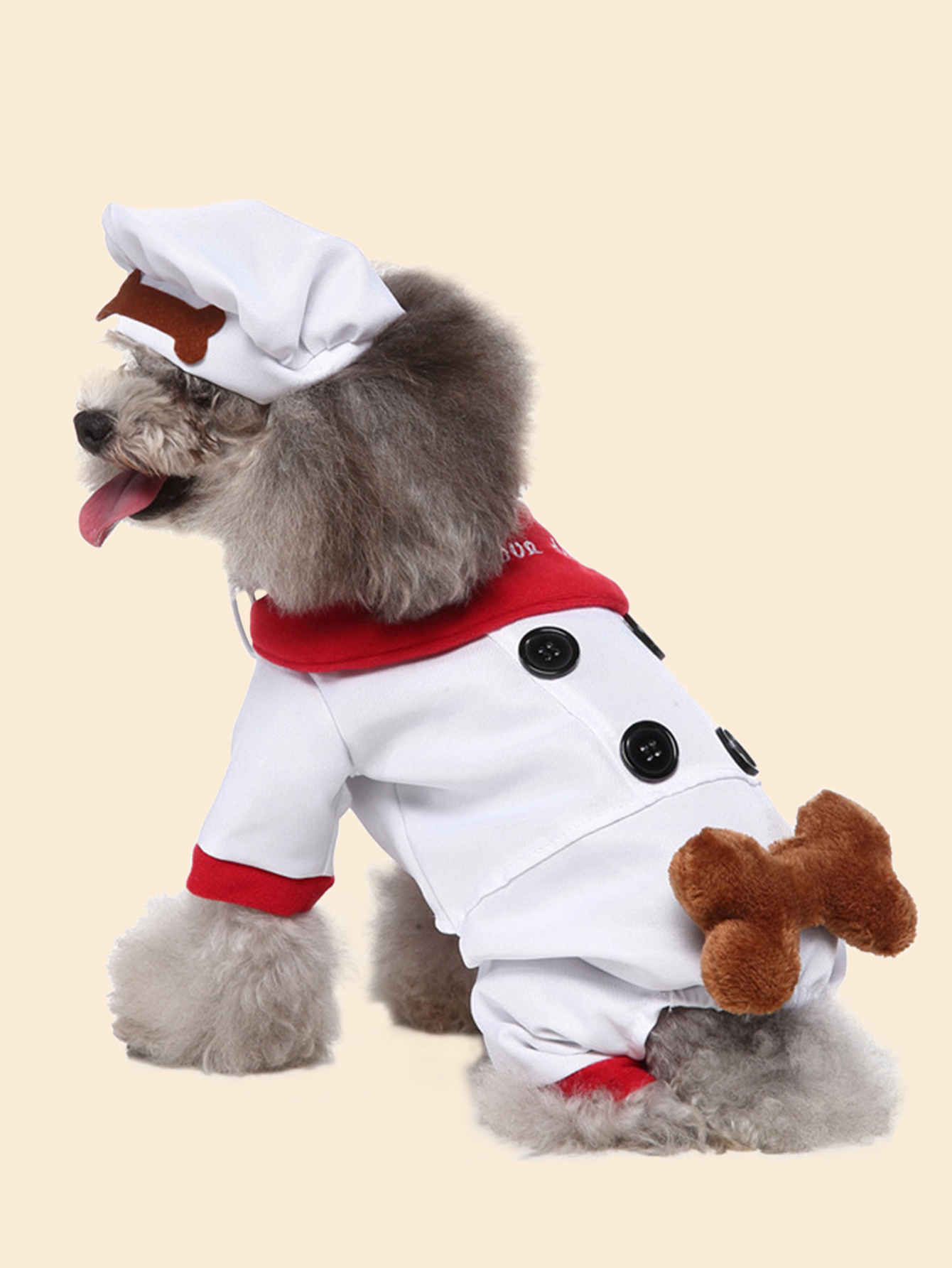 Cute Chef Pet Costumes Funny Dog Clothes Cosplay Party Pet - Temu Australia