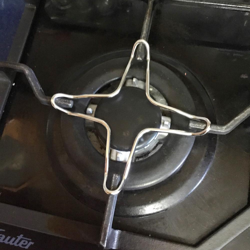 Stainless Steel Holder Gas Cooker Support Rack Camping Iron Stove Ring ...