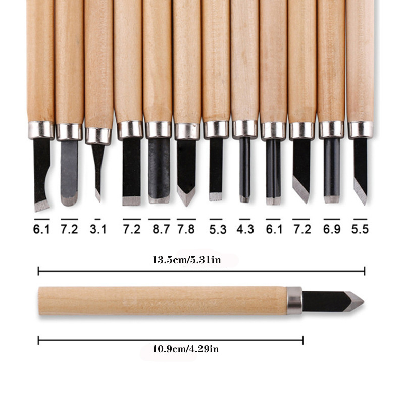 student woodworker carving knife 65 wooden handle - Temu