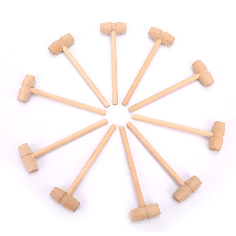 wooden hammer cake toppers cute mini hammer cake inserts - {region_name}