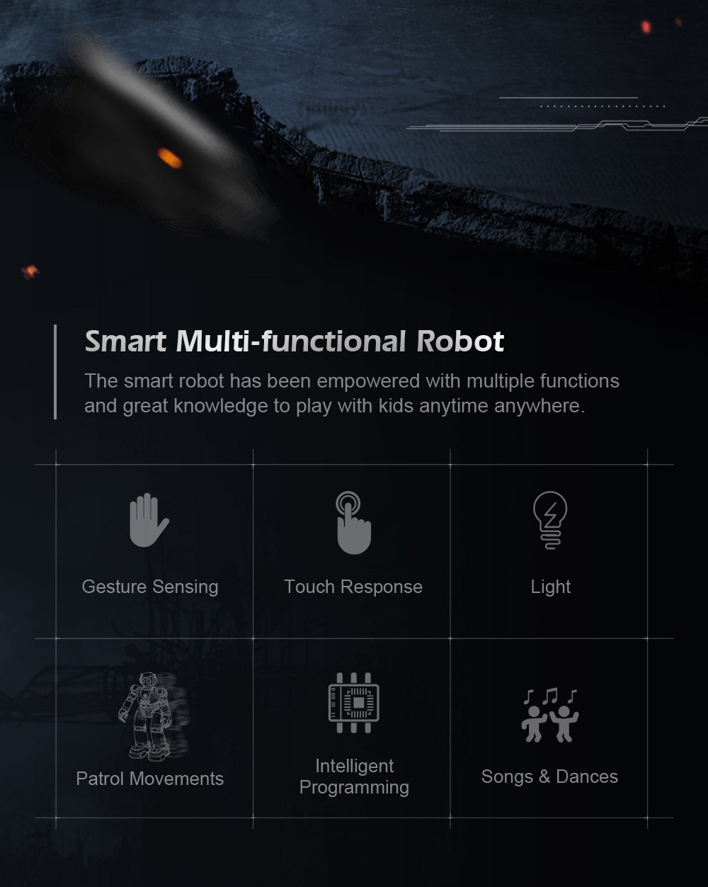 Smart Robots Kids: Remote Control Robot Toys Gesture Touch - Temu