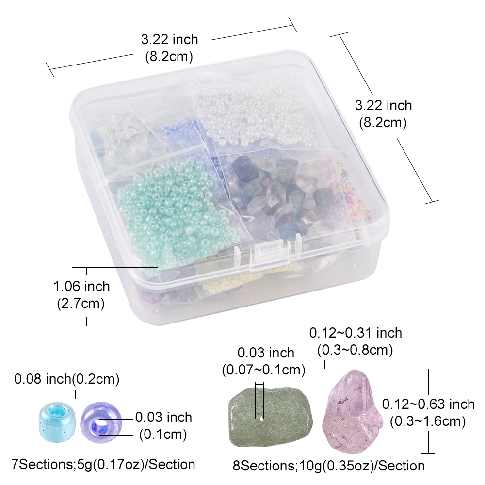 Diy Beads Jewelry Making Finding Kit Including Natural - Temu Australia