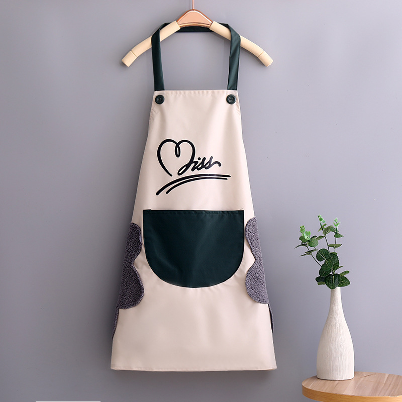 1pc 27 5 26 7inch Kitchen Waterproof And Oil Proof Apron Erasable Hand ...