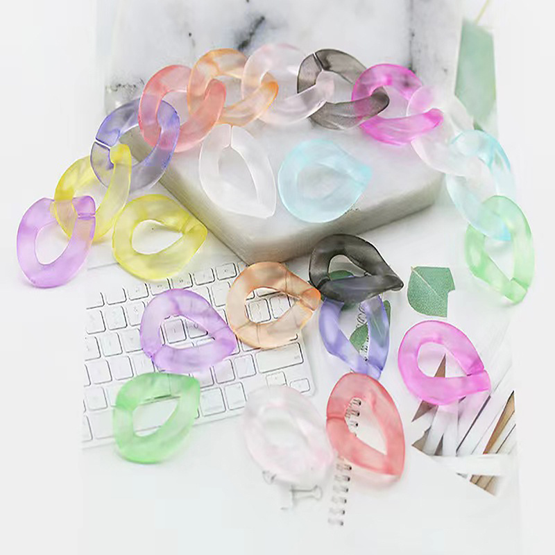 Acrylic Plastic Transparent Color Frosted Flat Open Clips - Temu Australia