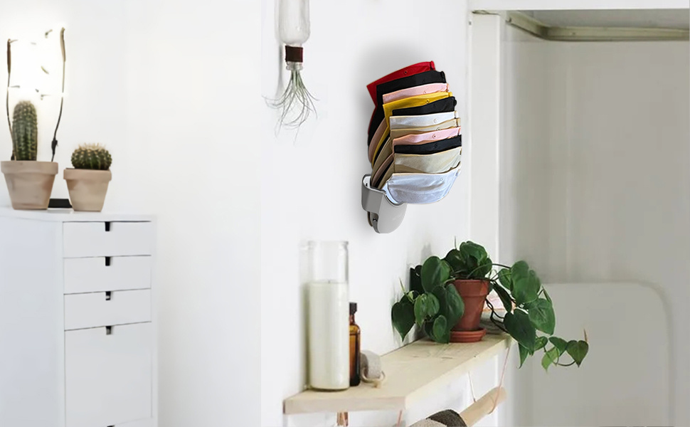 Hat Rack Baseball Cap Storage 4 Hooks Keys Hanging - Temu Ireland