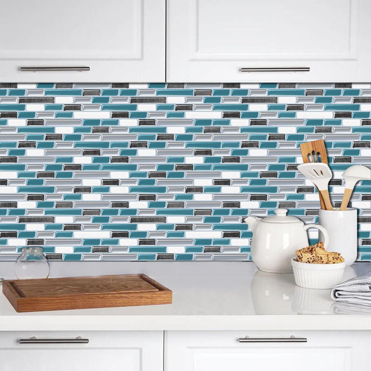 Peel Stick Backsplash Tiles Stickers Self Adhesive 3d Marble - Temu