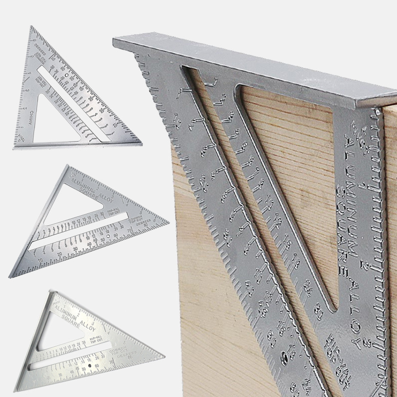 Triangle Square Ruler Measurement Tool Aluminum Alloy Speed - Temu