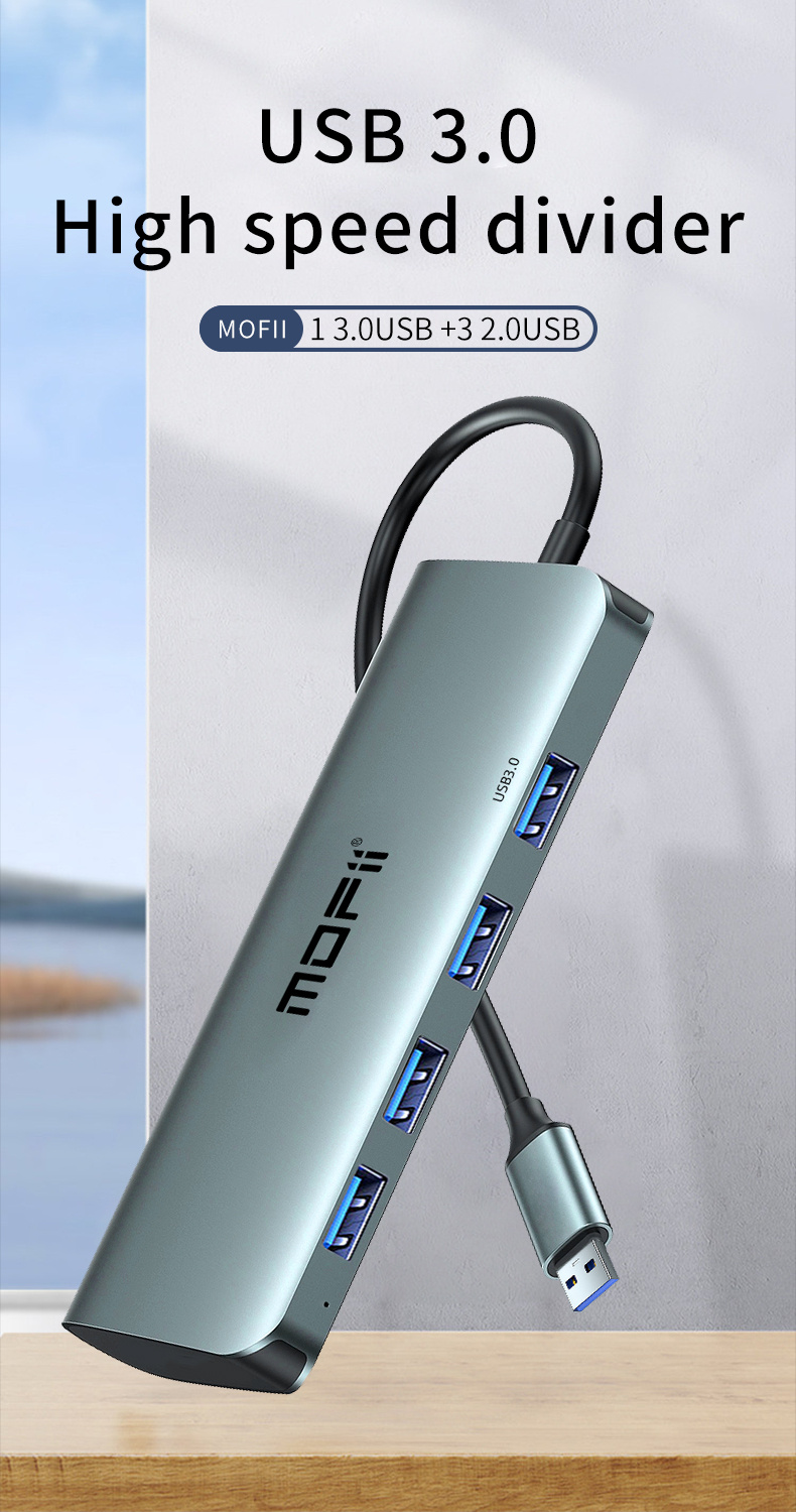 4 port usb a hub adapter laptop usb 3.0 2.0 windows pc - Temu Australia