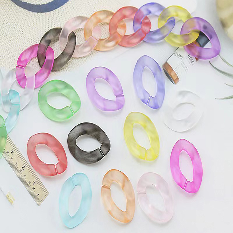 Acrylic Plastic Transparent Color Frosted Flat Open Clips - Temu Australia