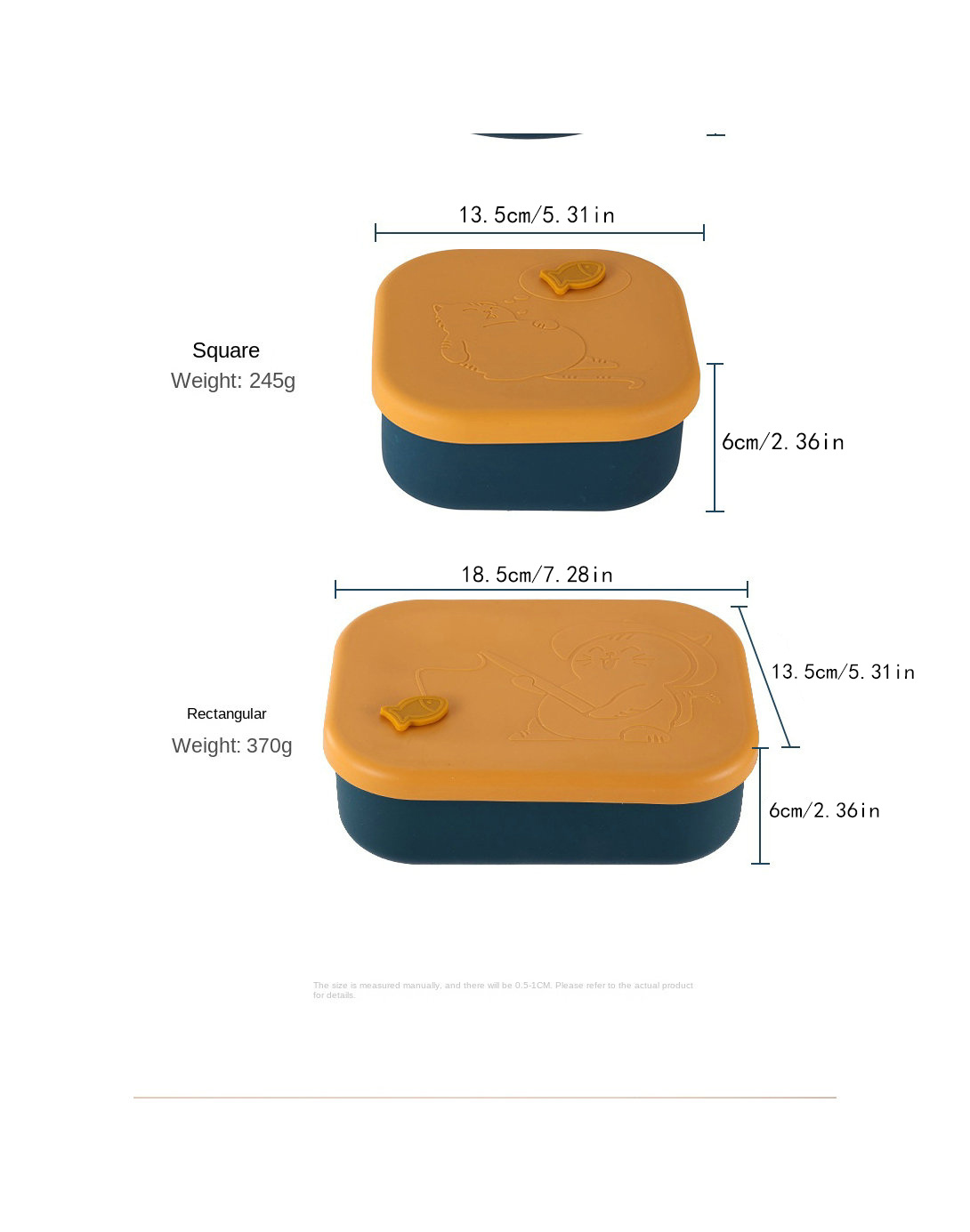Silicone Lunch Box Set Heated In Microwave Oven Divided - Temu