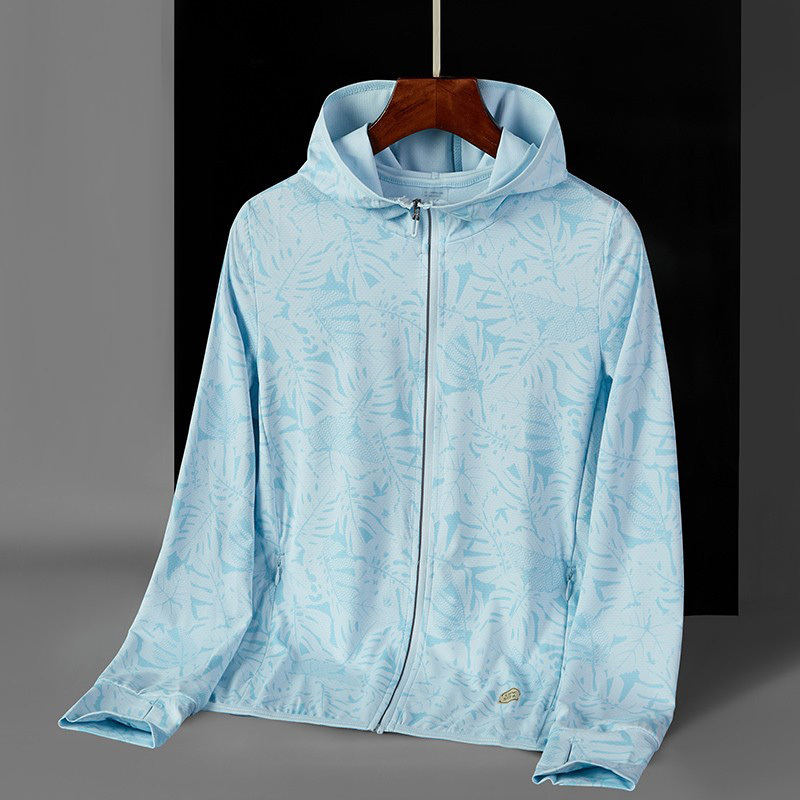 Solid Sun Protection Jacket Light Weight Breathable Soft Windbreaker ...