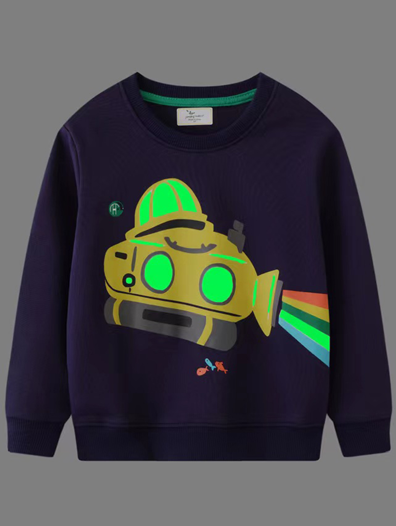 Boys Graphic Sweatshirt Long Sleeves Crew Neck - Temu Norway
