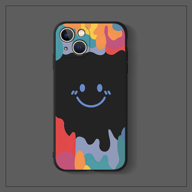 Ice Cream Happy Face Phone Case Iphone14/14plus/14pro/14pro - Temu ...