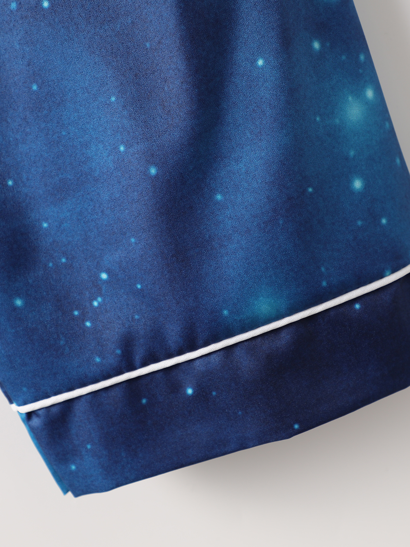 Casual Starry Print Pajamas Set Long Sleeve Blouse Top - Temu Norway