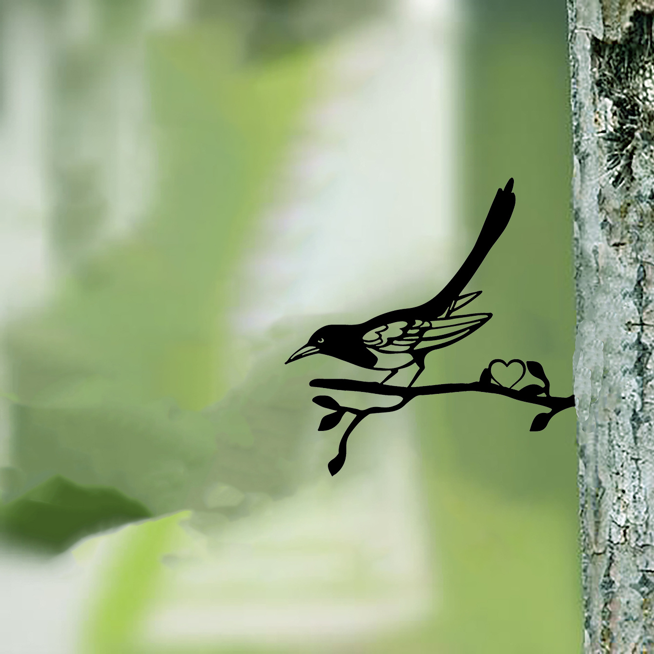 Bird A Tree Branch Wall Decor Vinyl Decal Graphic Trunk - Temu Australia