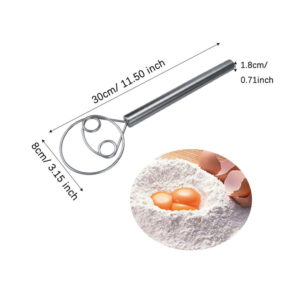 Flour Mixer Egg Mixer Dough Mixing Rod Coil Whisk Powder - Temu New Zealand