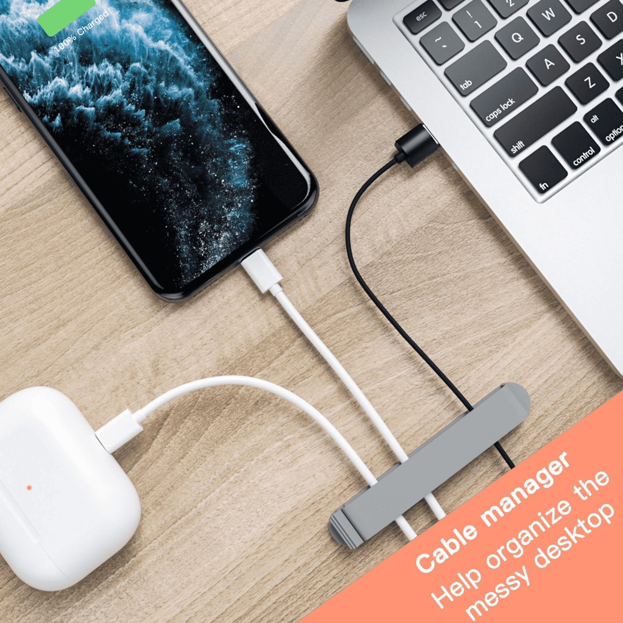 cable clips cable organizer charger cable management home - Temu Norway