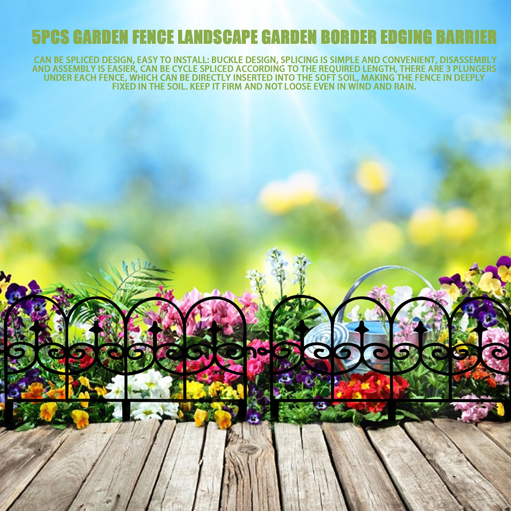 Lawn Panel Interlock Border Barrier Path Grass Edging Picket - Temu ...