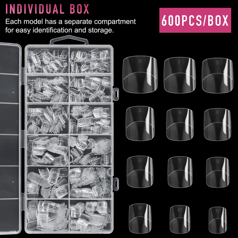 Short Square Nail Tips Square Short False Nails Short Temu