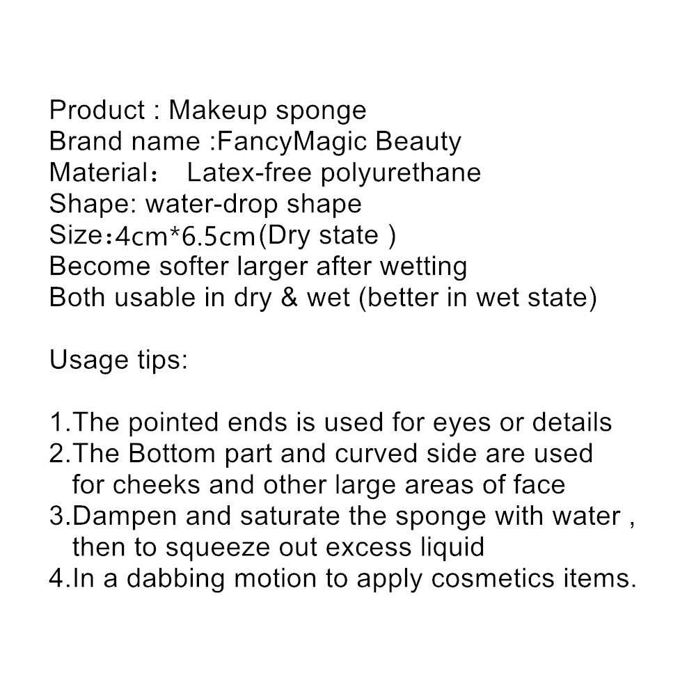 Super Soft Makeup Sponge Latex Free Powder Temu United