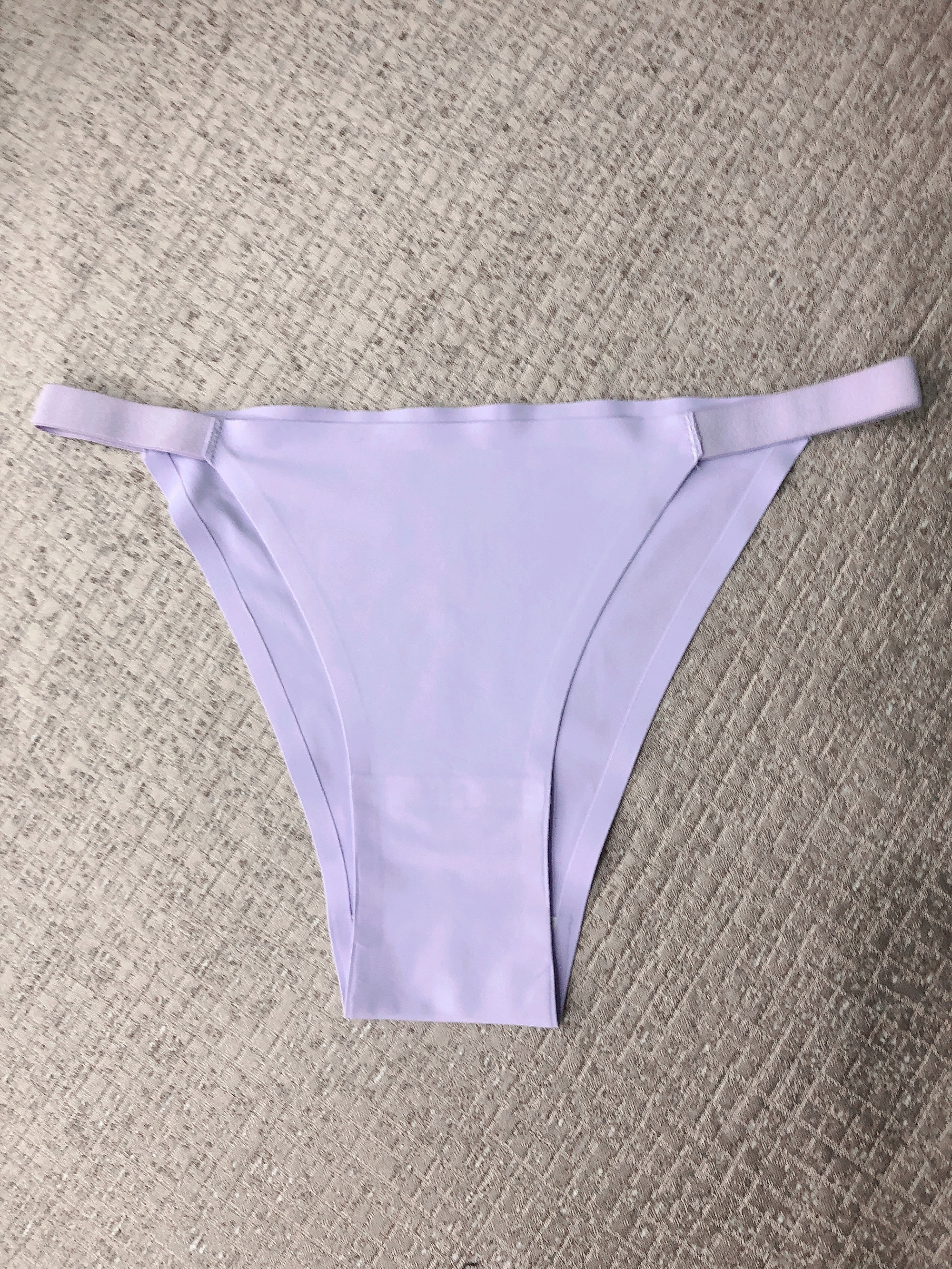 Solid Seamless Low Waist Panties Comfortable Daily Thongs Temu
