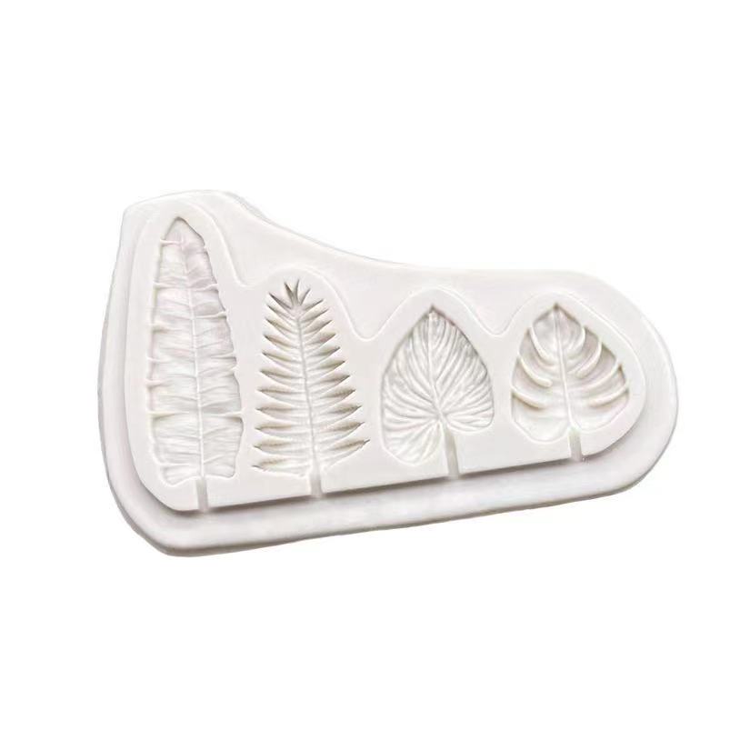 Leaf Fondant Silicone Mold Banana Leaf Palm Leaf Chocolate - Temu