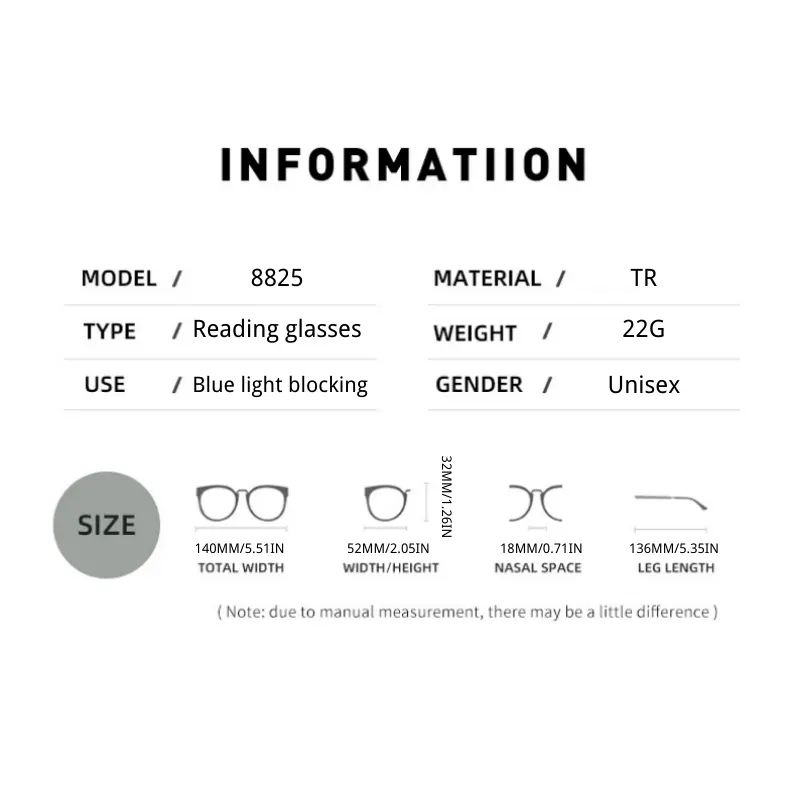 Rectangle Frame Blue Light Blocking Reading Glasses Classic Temu