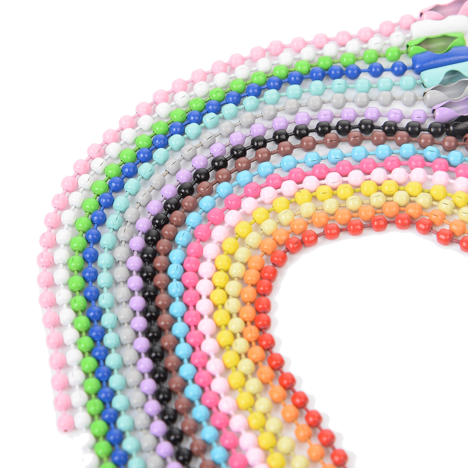 Colorful Ball Bead Chains Fits Key Chain/dolls/label Hand - Temu ...