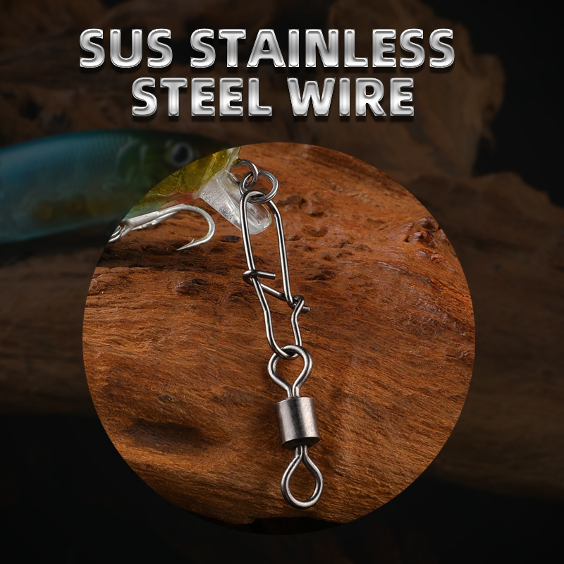 stainless steel bearing rolling swivel snap fishing pin - {region_name}