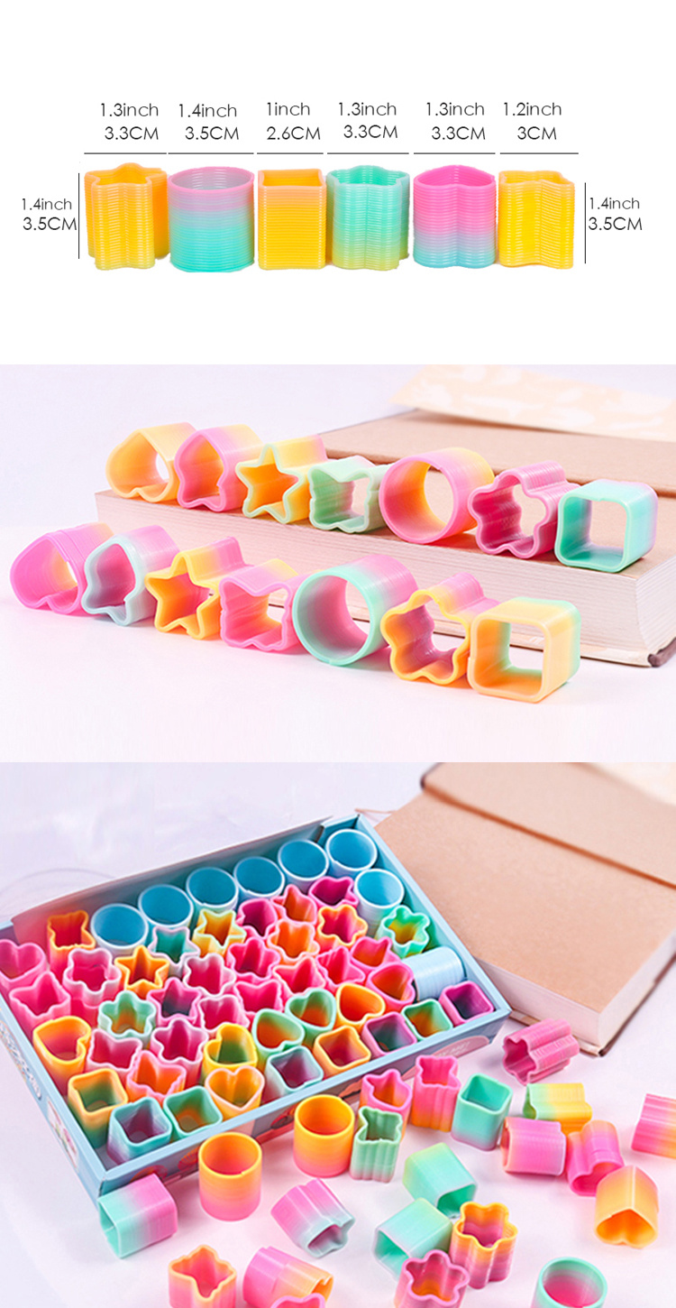 Mini Rainbow Love Five star Spring Stacking - Temu Australia