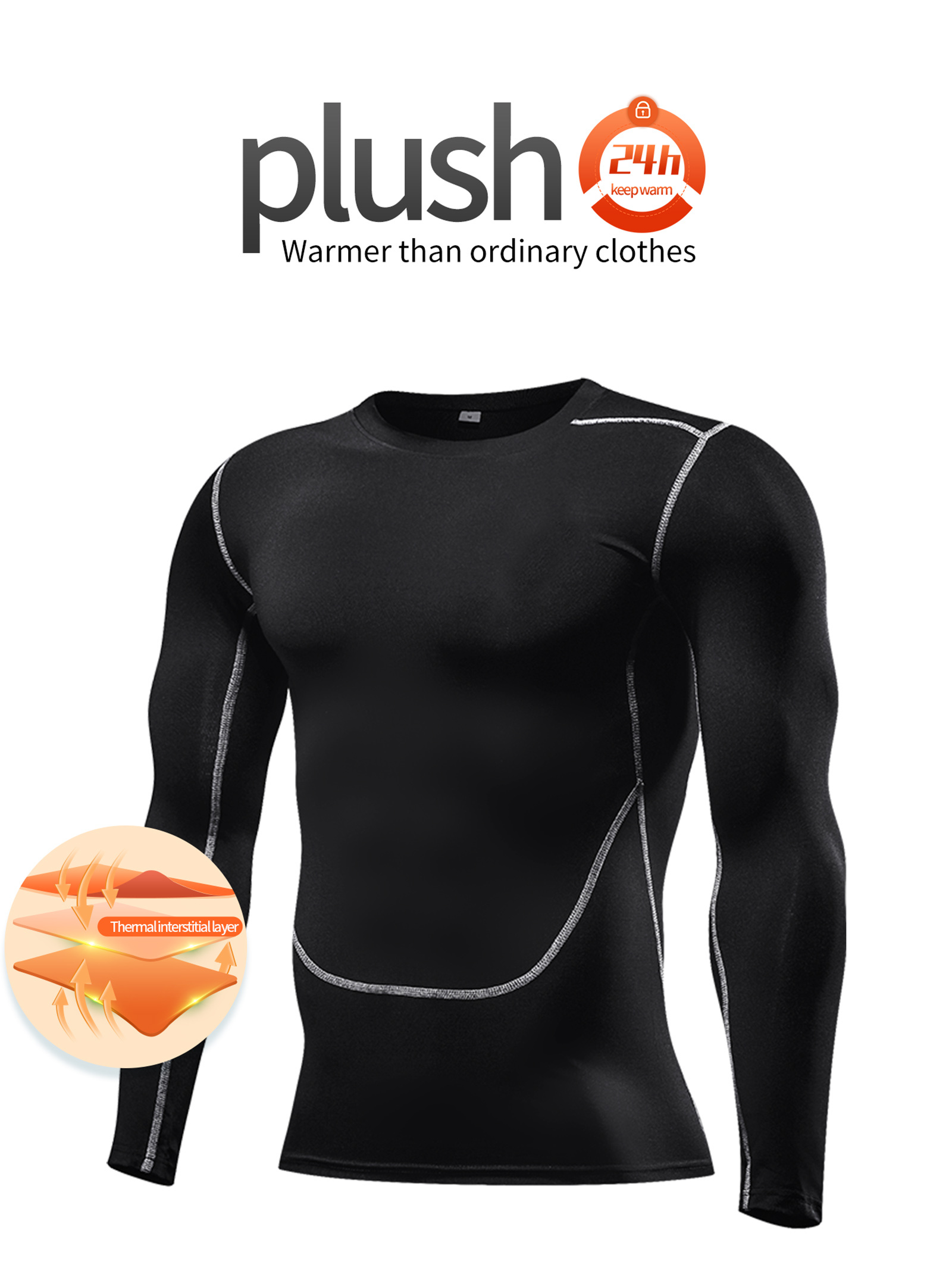 Men's Compression Long Sleeve Shirts Athletic - Temu Netherlands