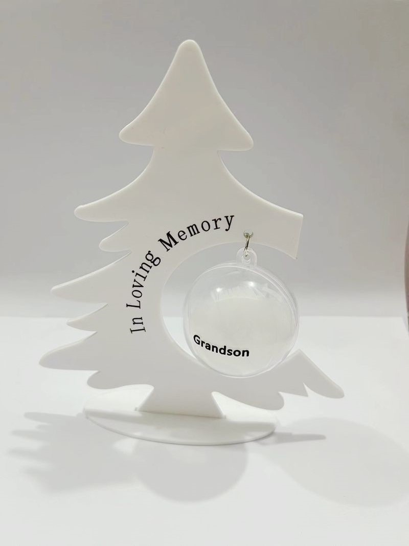 Sympathy Memory Acrylic Christmas Pendant Ornament Keepsake - Temu ...