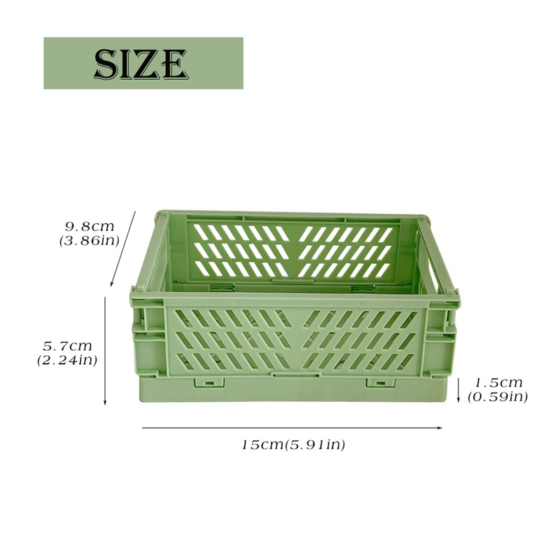 Foldable Stationary Organizer Plastic Mini Desktop Storage - Temu