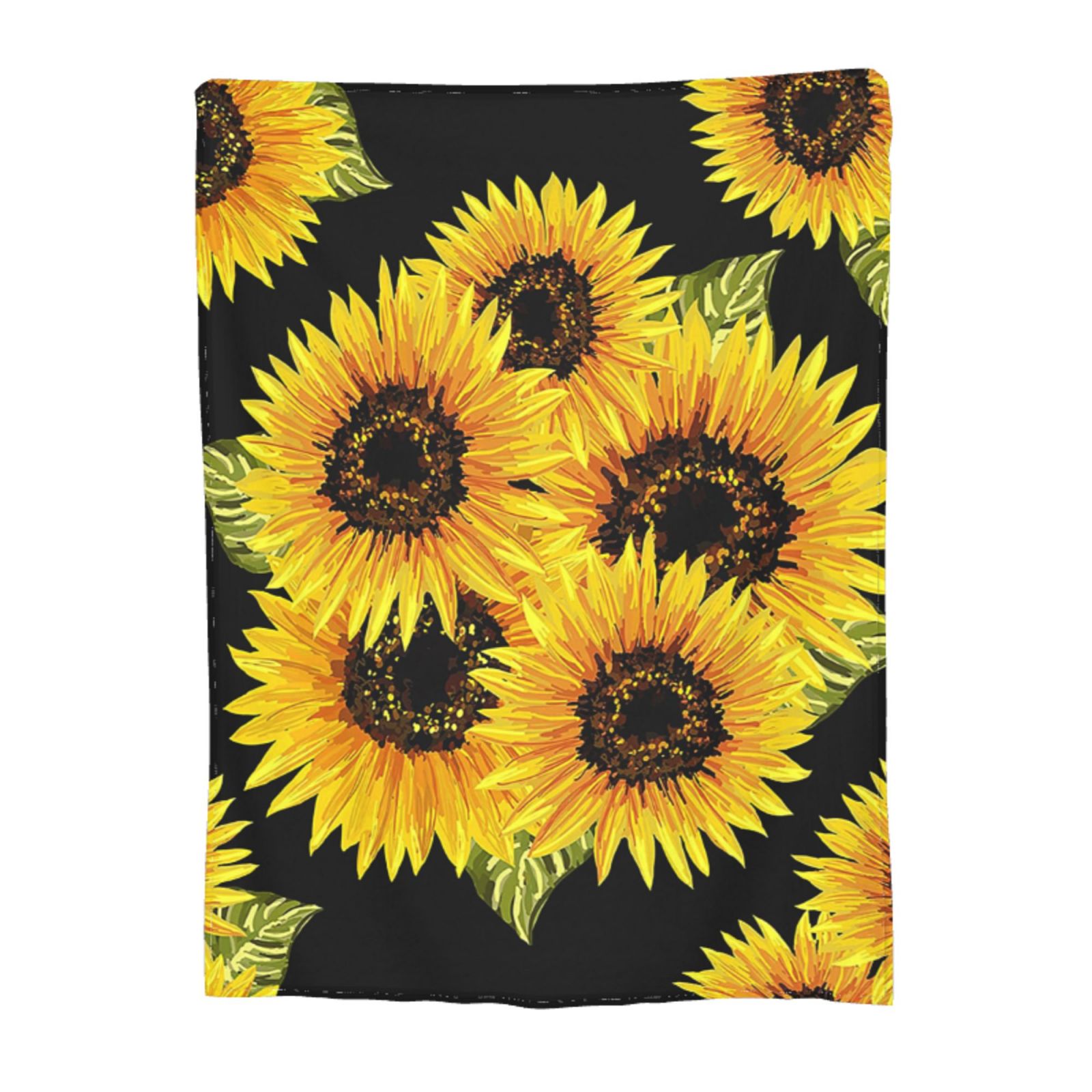 1pc Sunflower Ultra Soft Micro Blanket Print Throw Blanket Soft Warm ...