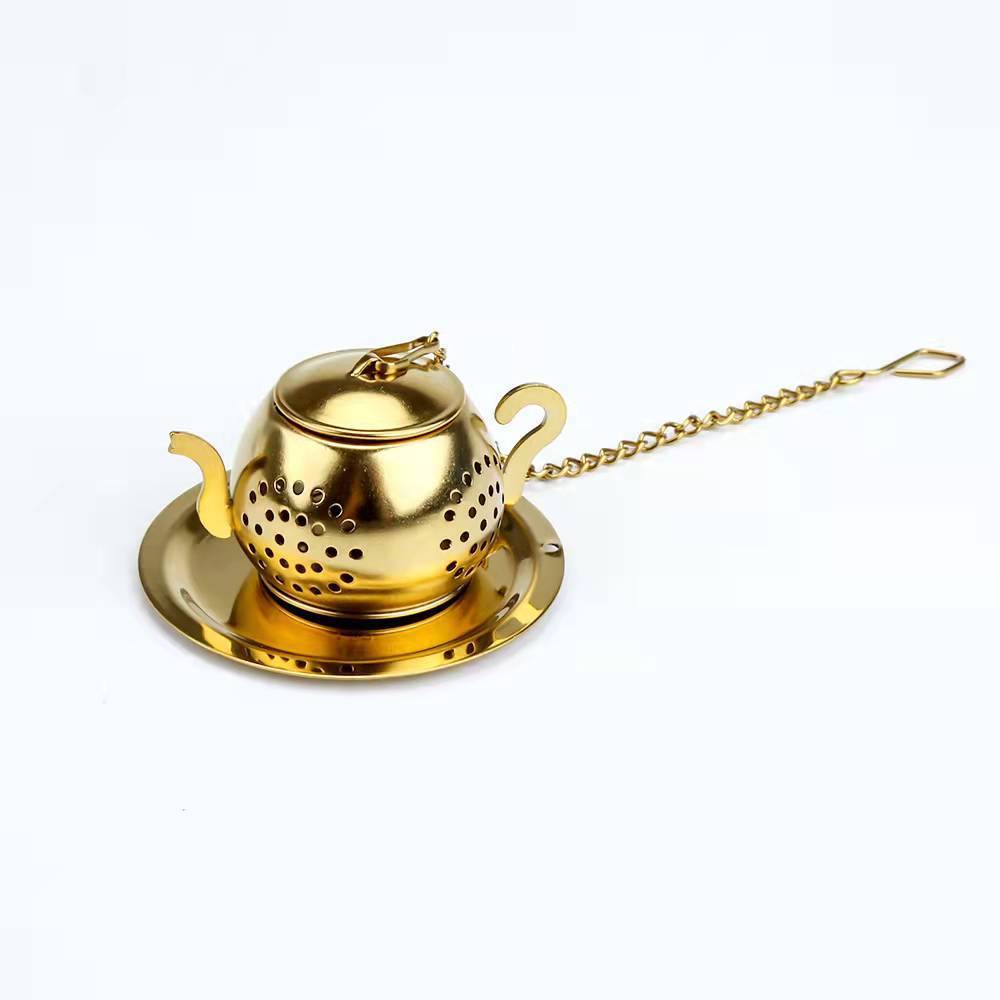 stainless steel round teapot tea ball tea leak tea - {region_name}