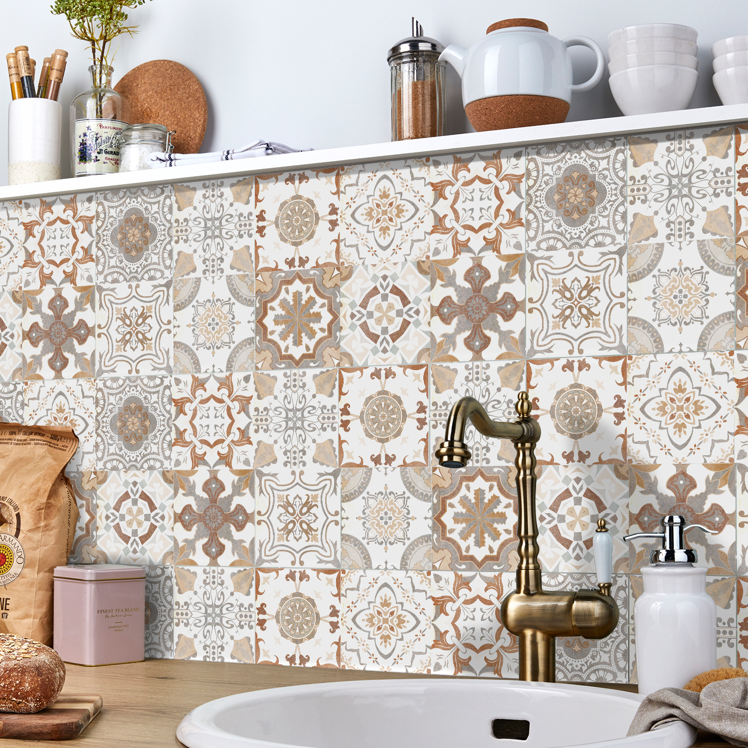 Sticker tile for kitchen store
