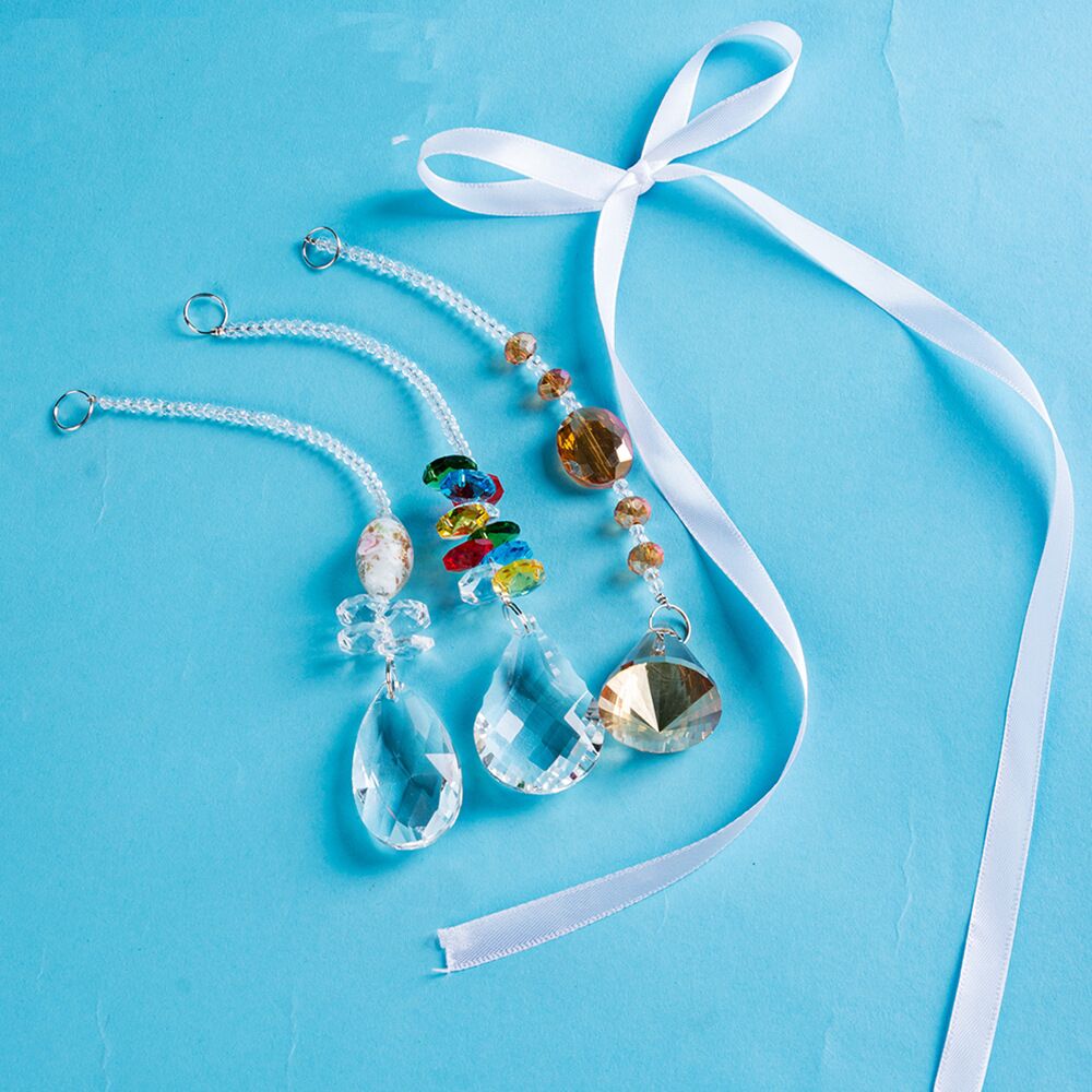 Handmade Crystal Lighting Ball Octagonal Ball Pendant - Temu United Kingdom