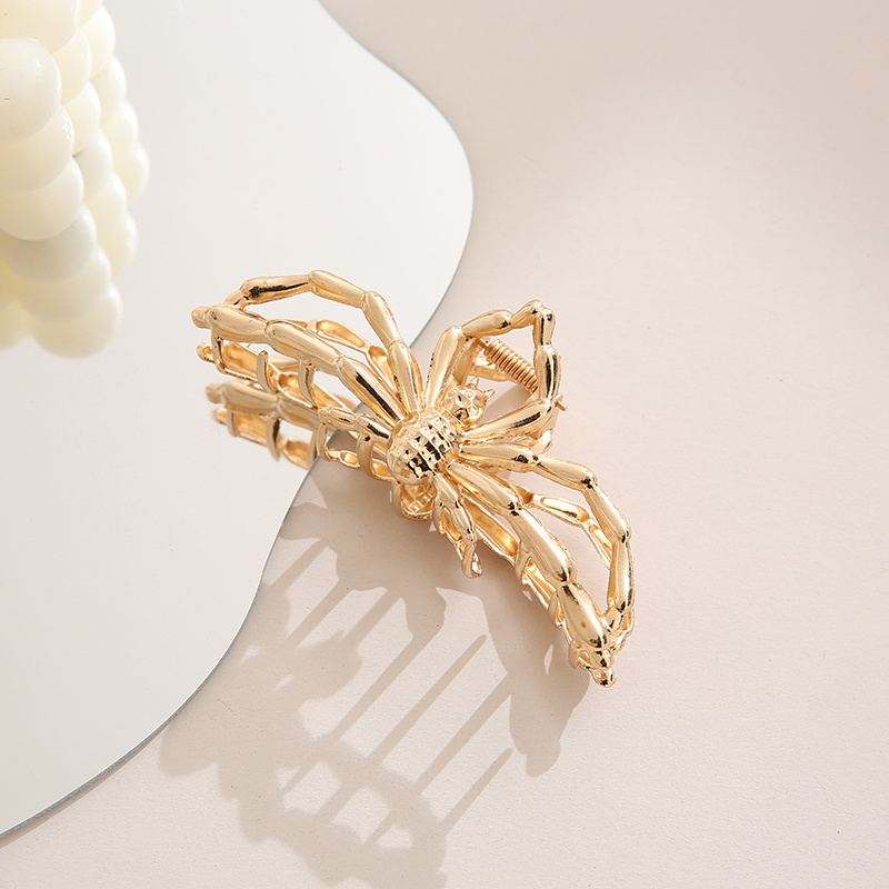 Golden Spider Metal Hair Claw Clips Strong Hold Wave Hair - Temu United ...