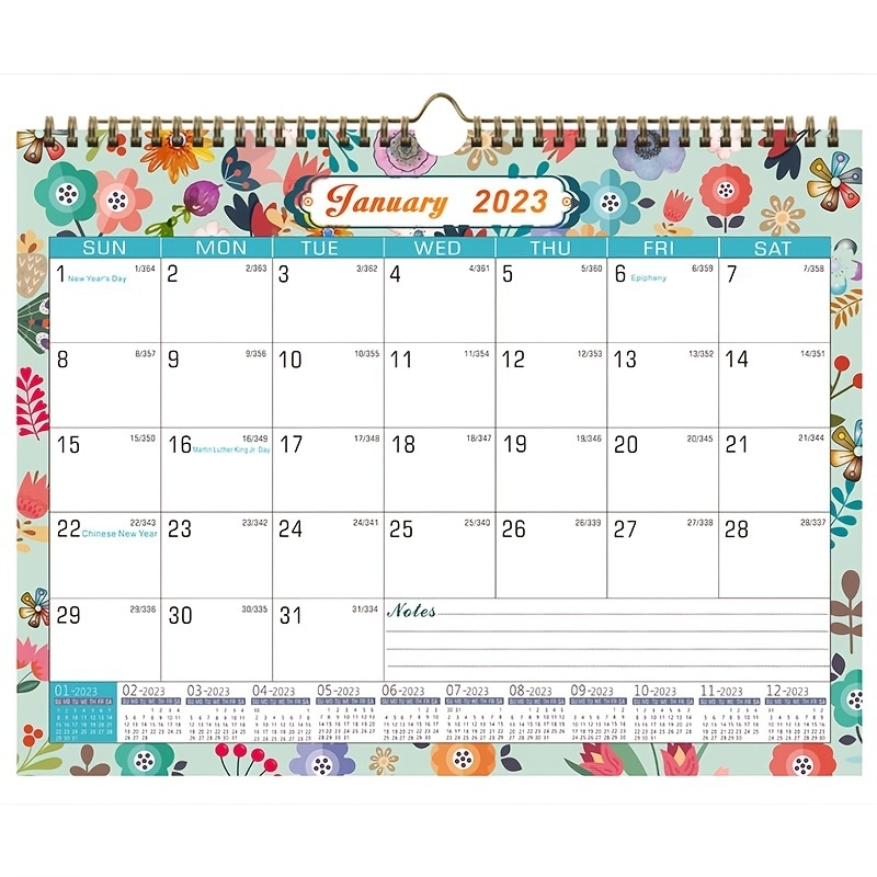 1pc Wall Calendar From January 2023 To June 2024, 13"x10" | Don't Miss ...