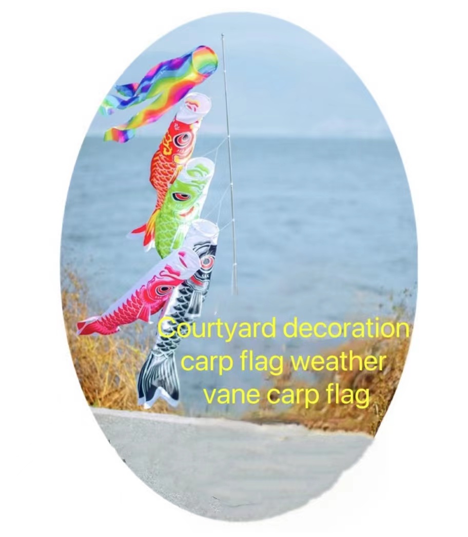 Gardens Decorated Carp Flags Weather Decorated Carp - Temu