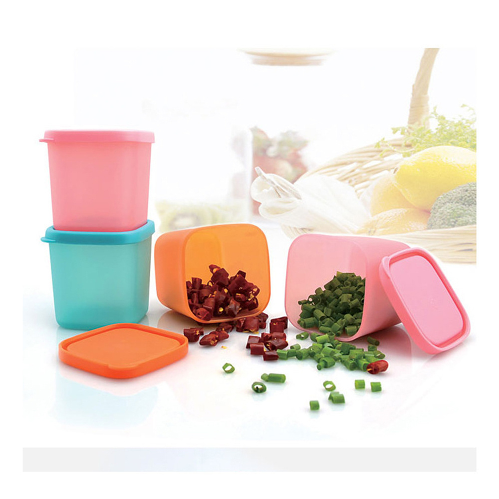 Portable Kitchen Plastic Mini Foods Jars With Cover Fruits - Temu