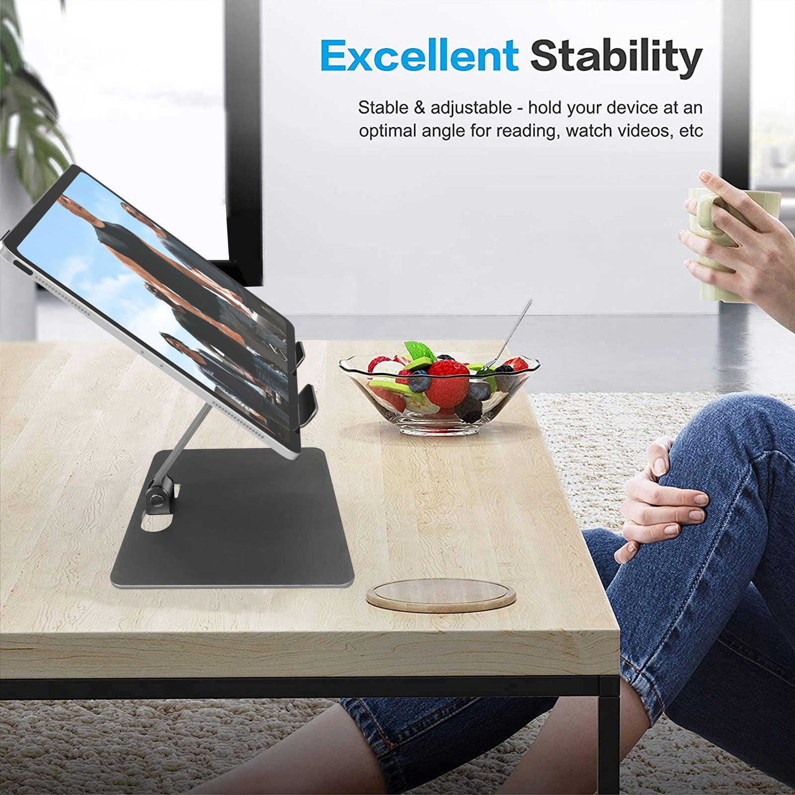 Folding Portable Stand Free Adjustment Angle Anf Height - Temu Ireland