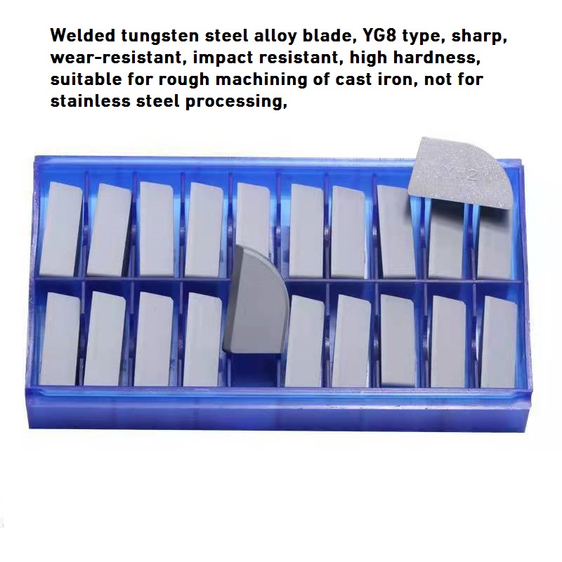 溶接タングステン鋼合金刃 Yg8 タイプ、切れ味、耐摩耗性、耐衝撃性、高硬度、鋳鉄、錬鉄、銑鉄、ダクタイル鋳鉄の荒加工に適し、1000 個の高品質製品を加工できます | 今日の最高のデイリー ...