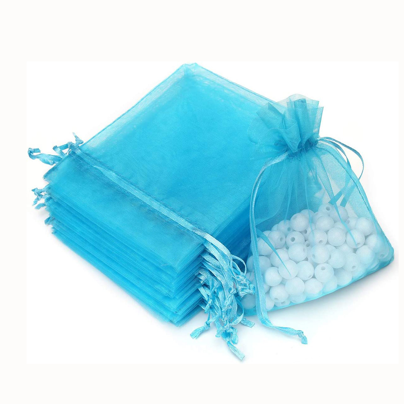 Organza Jewelry Packaging Bag Drawstring Party Favor Jewelry - Temu ...