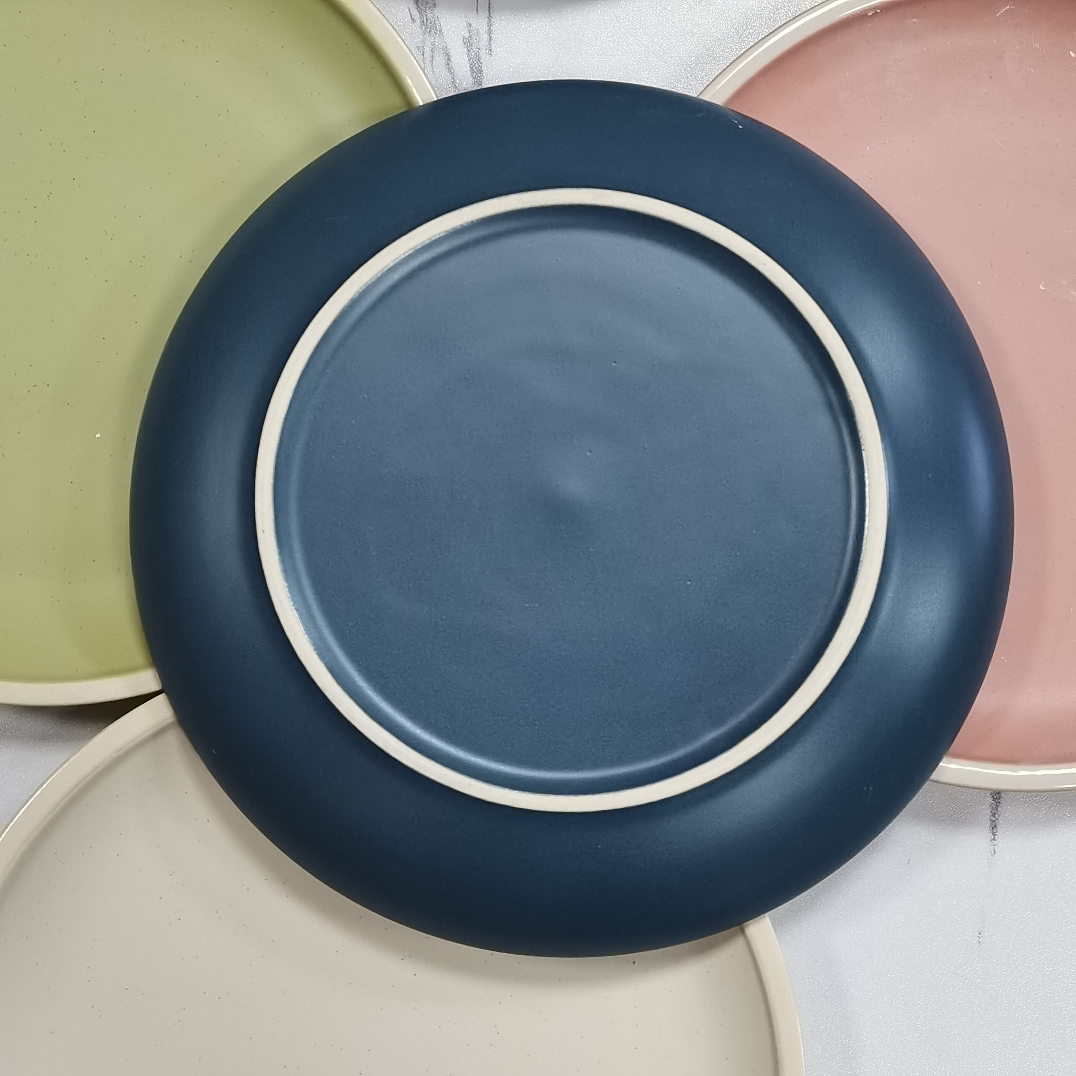 Ceramic Dinner Plates Microwave Oven Dishwasher Safe Scratch - Temu New ...